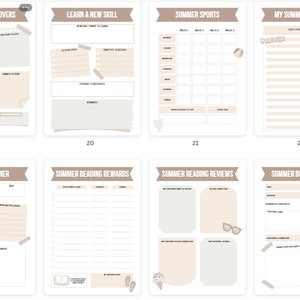 Kids Summer Planner | Printable Summer Bucket List & Activity Checklist ...
