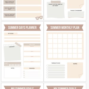 Kids Summer Planner | Printable Summer Bucket List & Activity Checklist ...