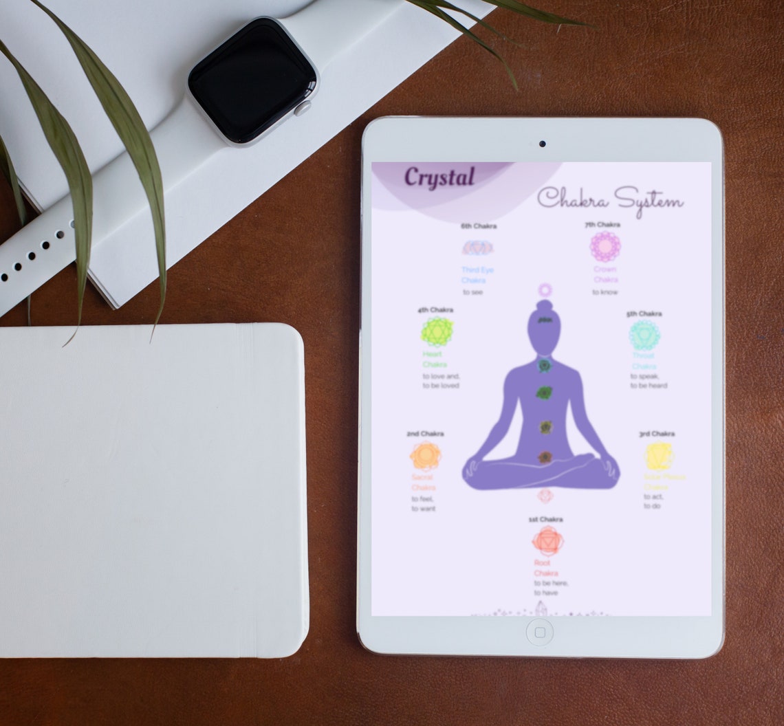 Crystal Planner Printable Instant Download Healing Workbook Crystal ...