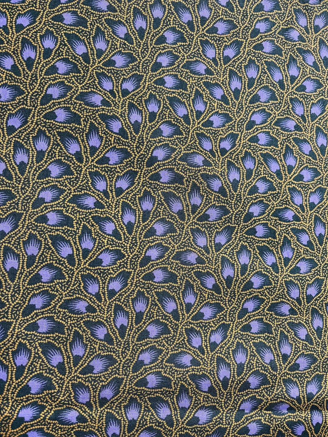 William Morris Style Design “fresco Fandango” 100% Cotton - 2 Yard Cut ...