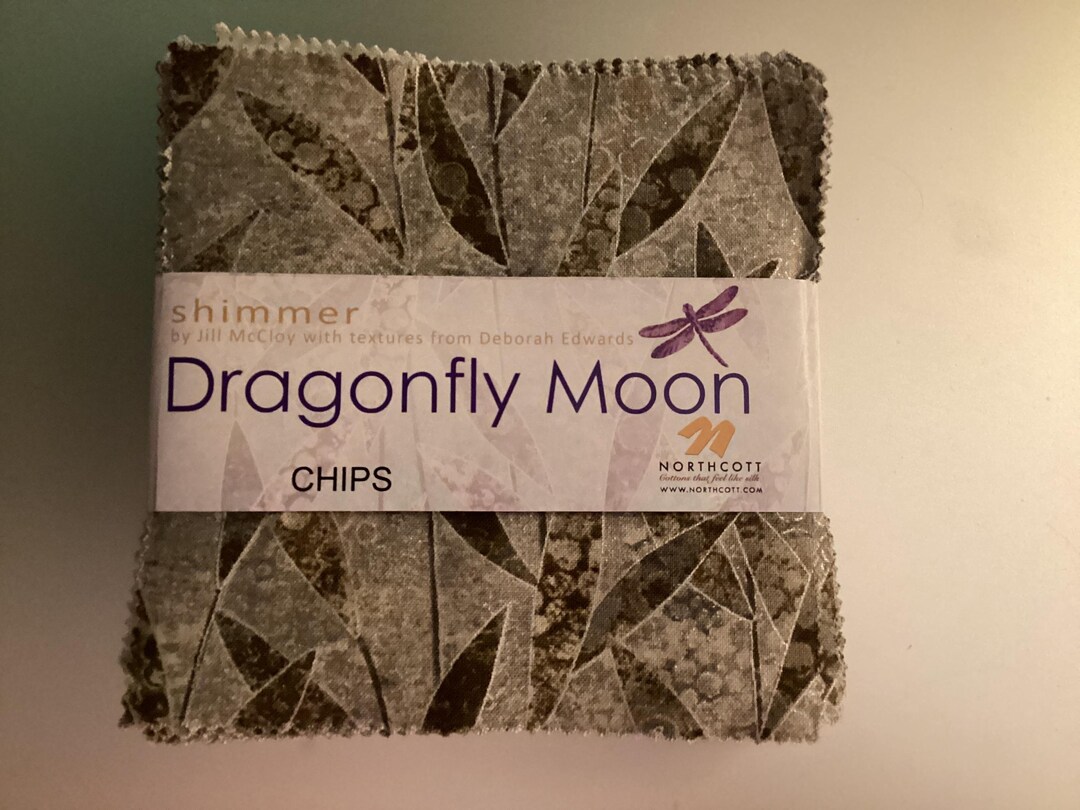 DRAGONFLY MOON Chips Charm Pack by Northcott - Etsy