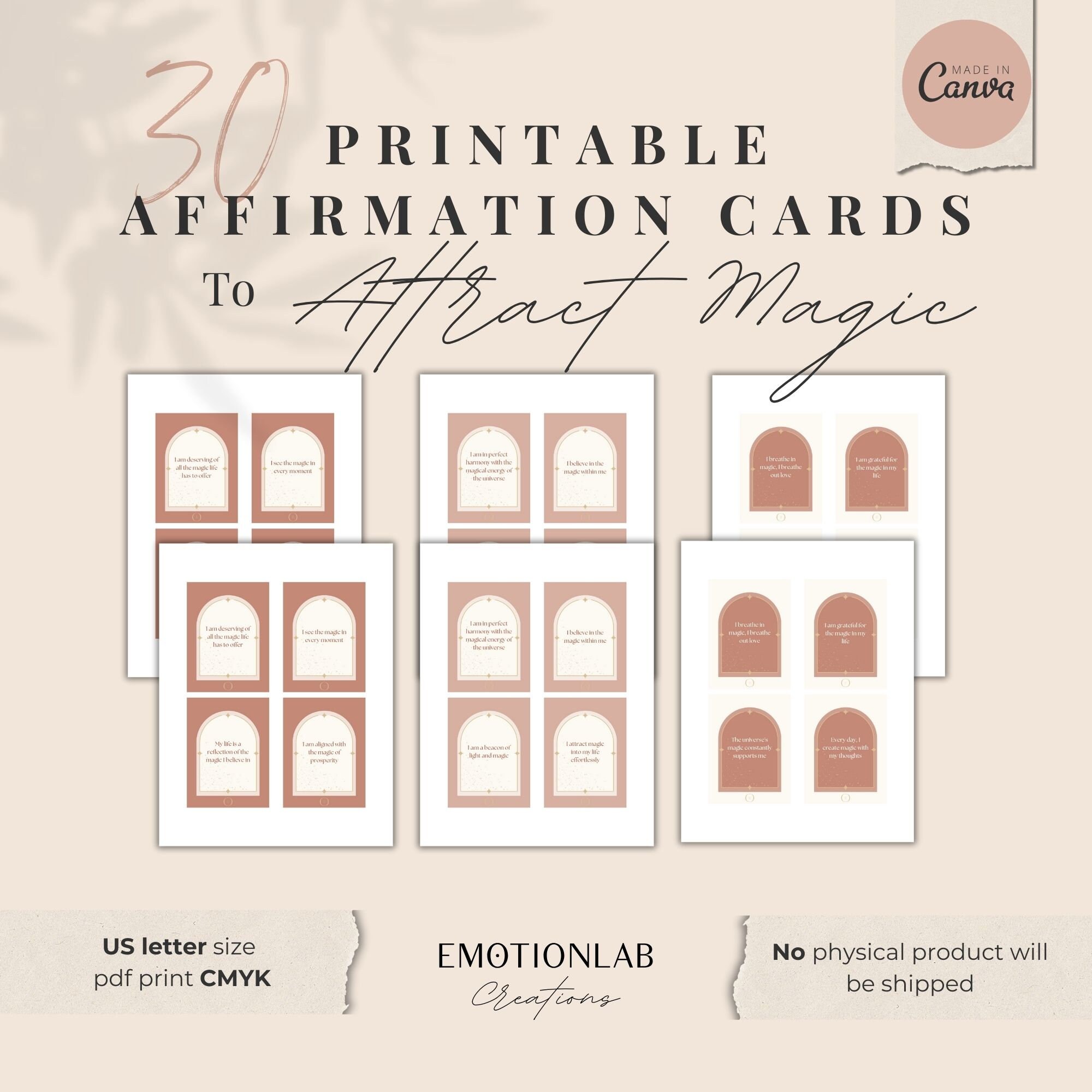 Digital Positive Quotes Affirmation Cards Printable Mental - Etsy