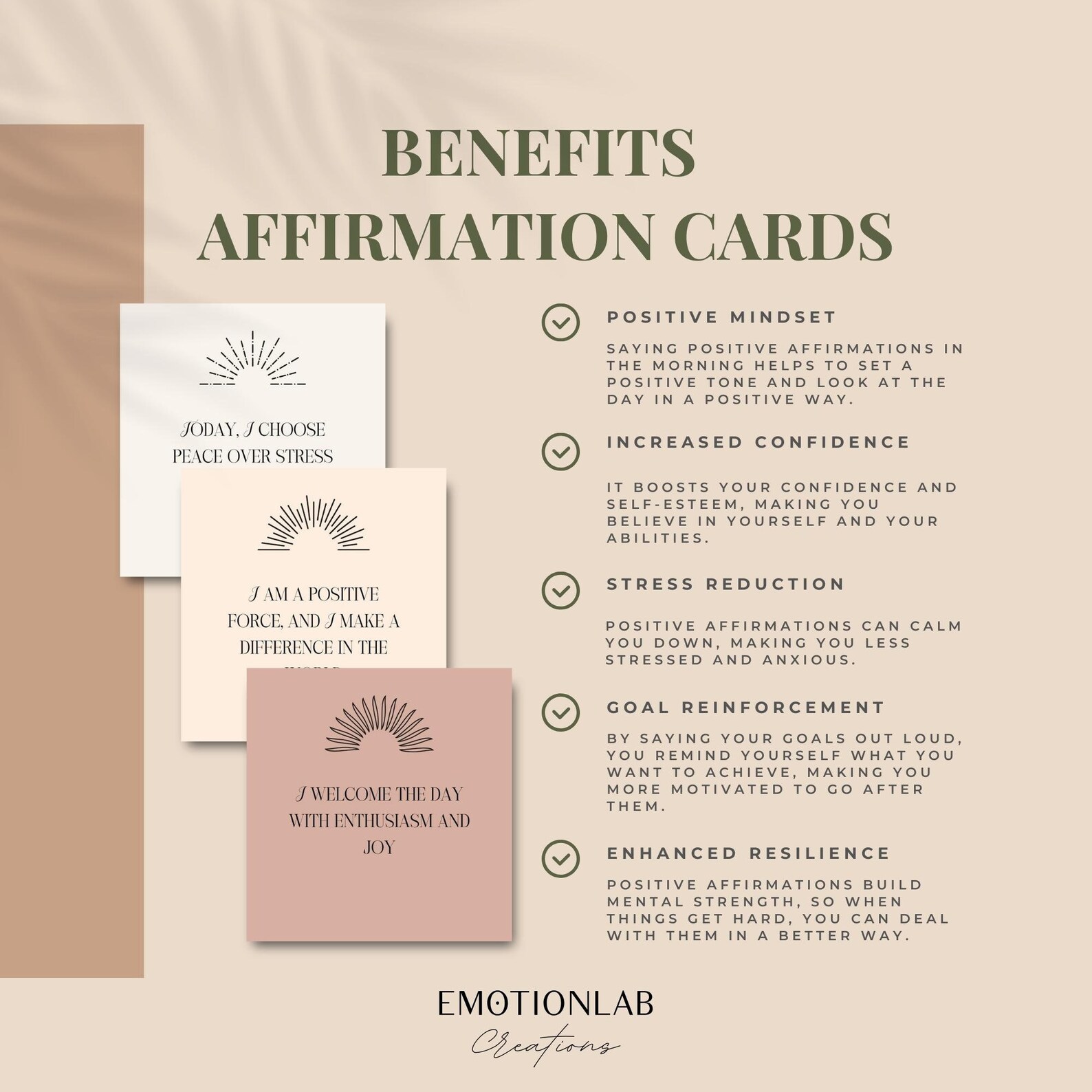 Printable Daily Affirmation Cards Digital Download - Etsy