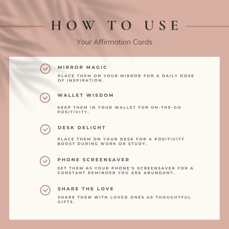 Digital Affirmation Cards Printable Gift for Her, Printable Affirmation ...