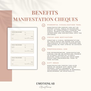 Editable Money Manifestation Cheque, Financial Abundance Check, Law of ...