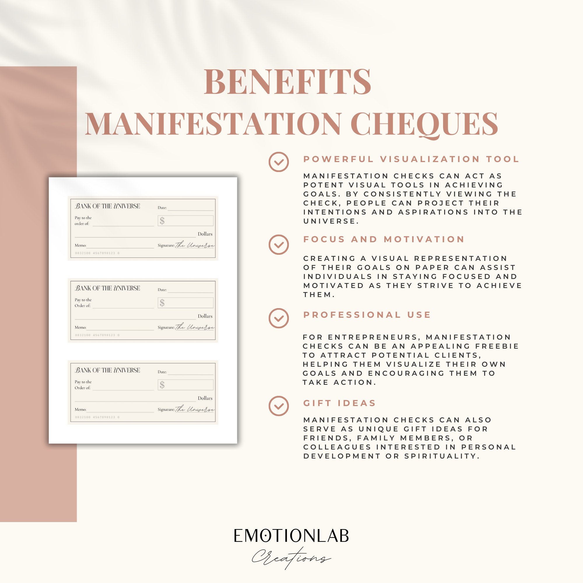 Editable Money Manifestation Cheque, Financial Abundance Check, Law of ...