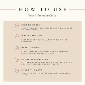 Digital Affirmation Cards Printable, Positive Affirmation Cards for ...