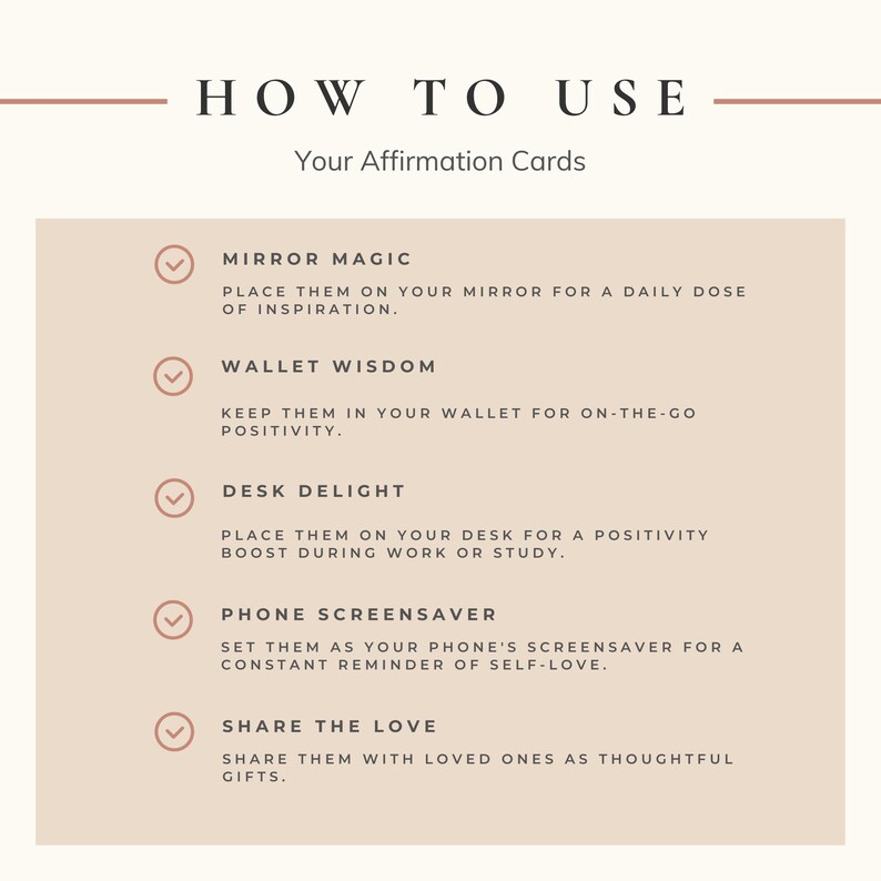 Digital Affirmation Cards Printable, Positive Affirmation Cards for ...