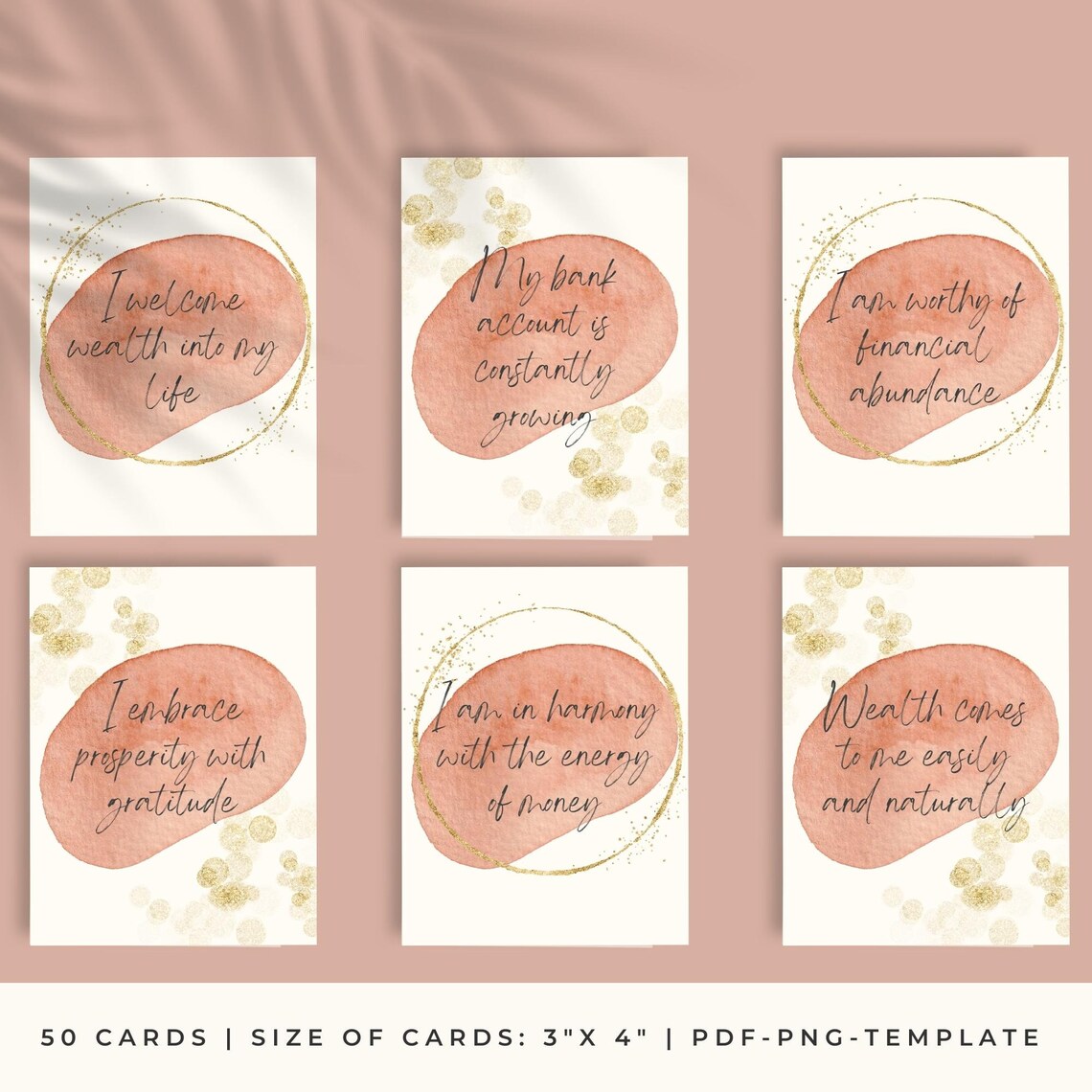 Digital Affirmation Cards Printable Gift for Her, Printable Affirmation ...