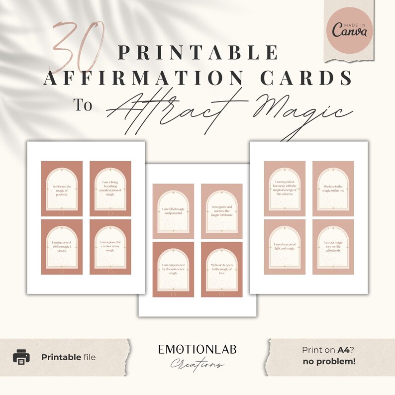 Digital Positive Quotes Affirmation Cards Printable Mental - Etsy