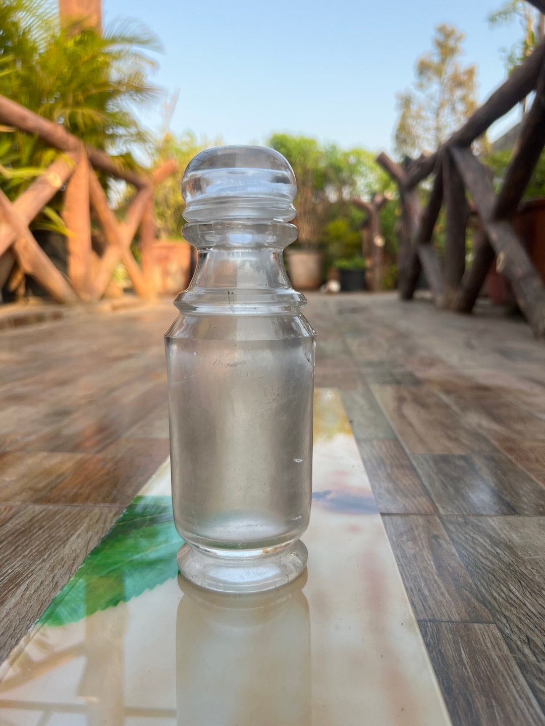 Natural Crystal Quartz Gemstone, Bottle Gemstone, Port for All Liquids ...