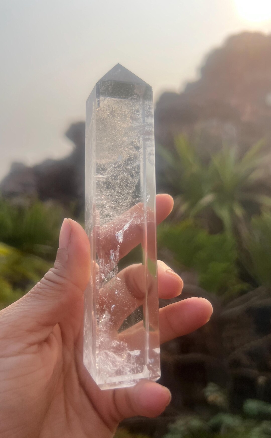 Crystal Quartz Tower Himalayan Quartz Pencil Shape Gemstone, 885.ct ...