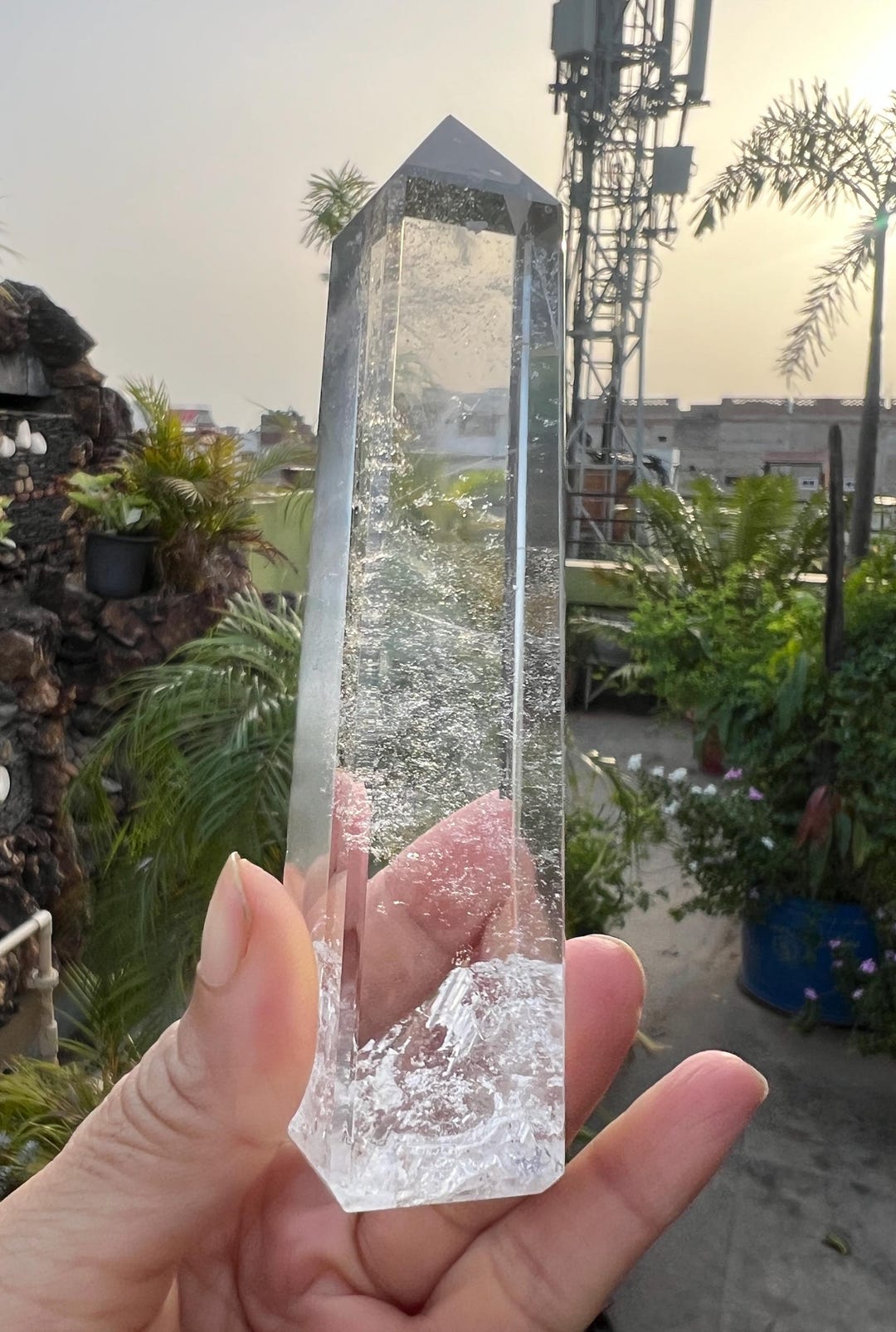 Crystal Quartz Tower Himalayan Quartz Pencil Shape Gemstone, 694.ct ...