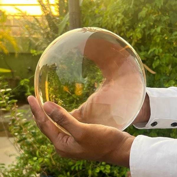 Large Crystal Ball - Etsy