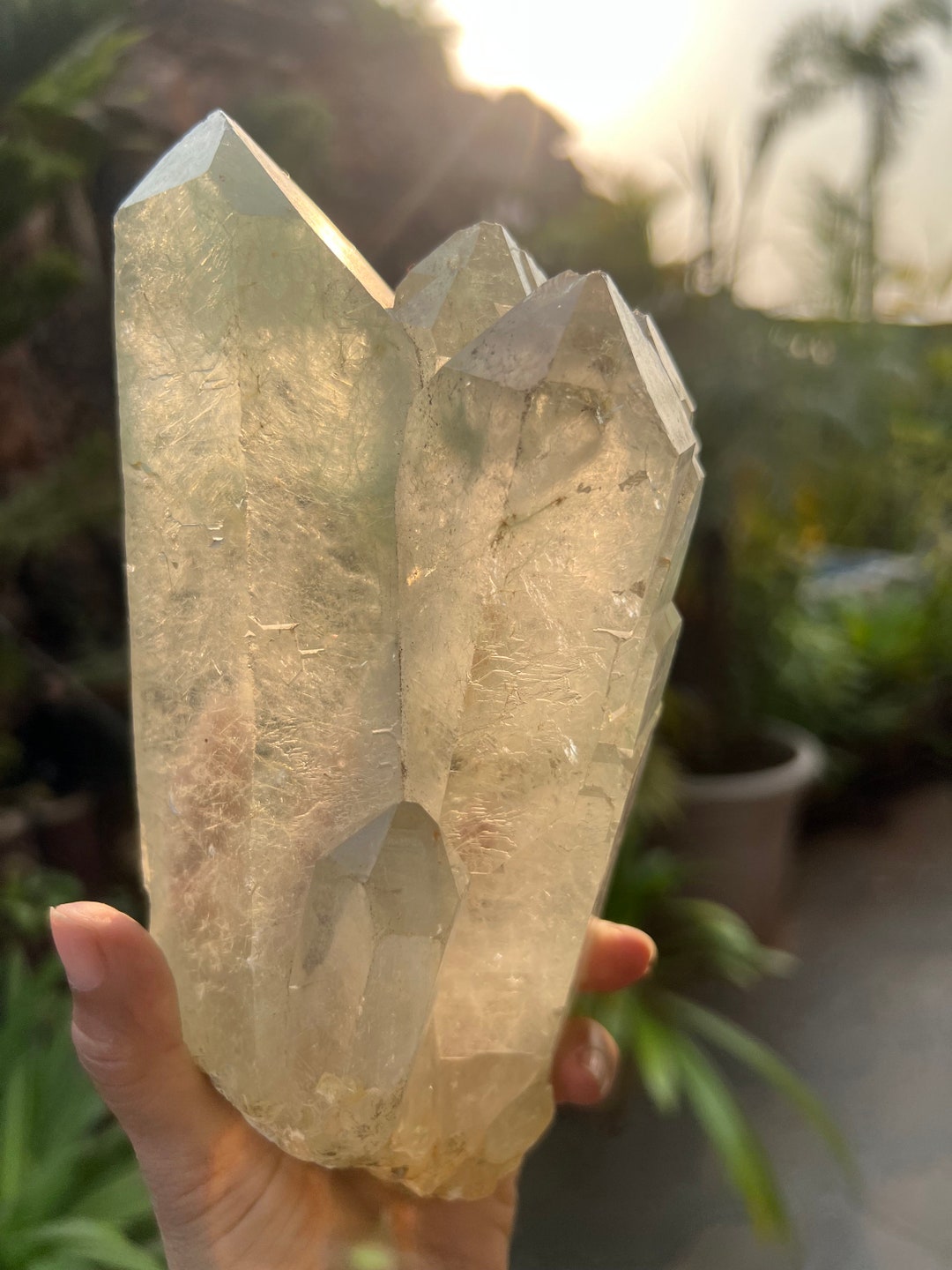 Crystal Quartz Rutile Tower, Pencil Shape Rutile, Gemstone, 6237.0ct ...