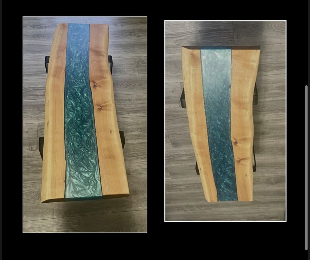 Live-edge River Table - Etsy