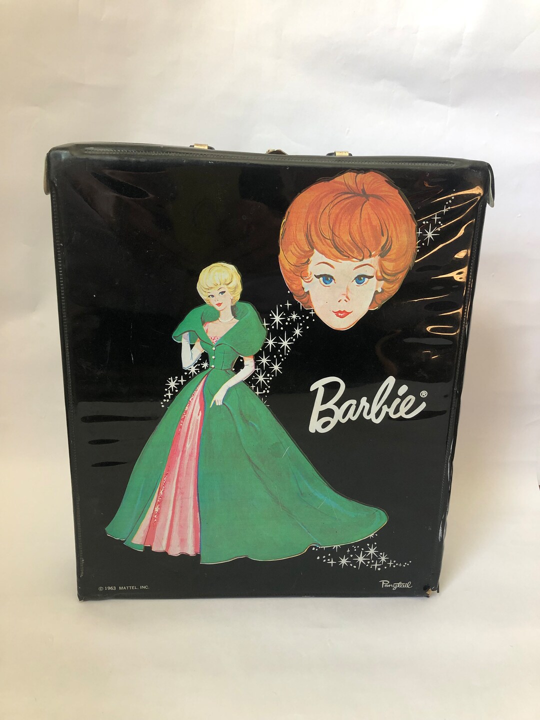 Barbie 1963 Black Carrying Case // Mattel Dreams - Etsy