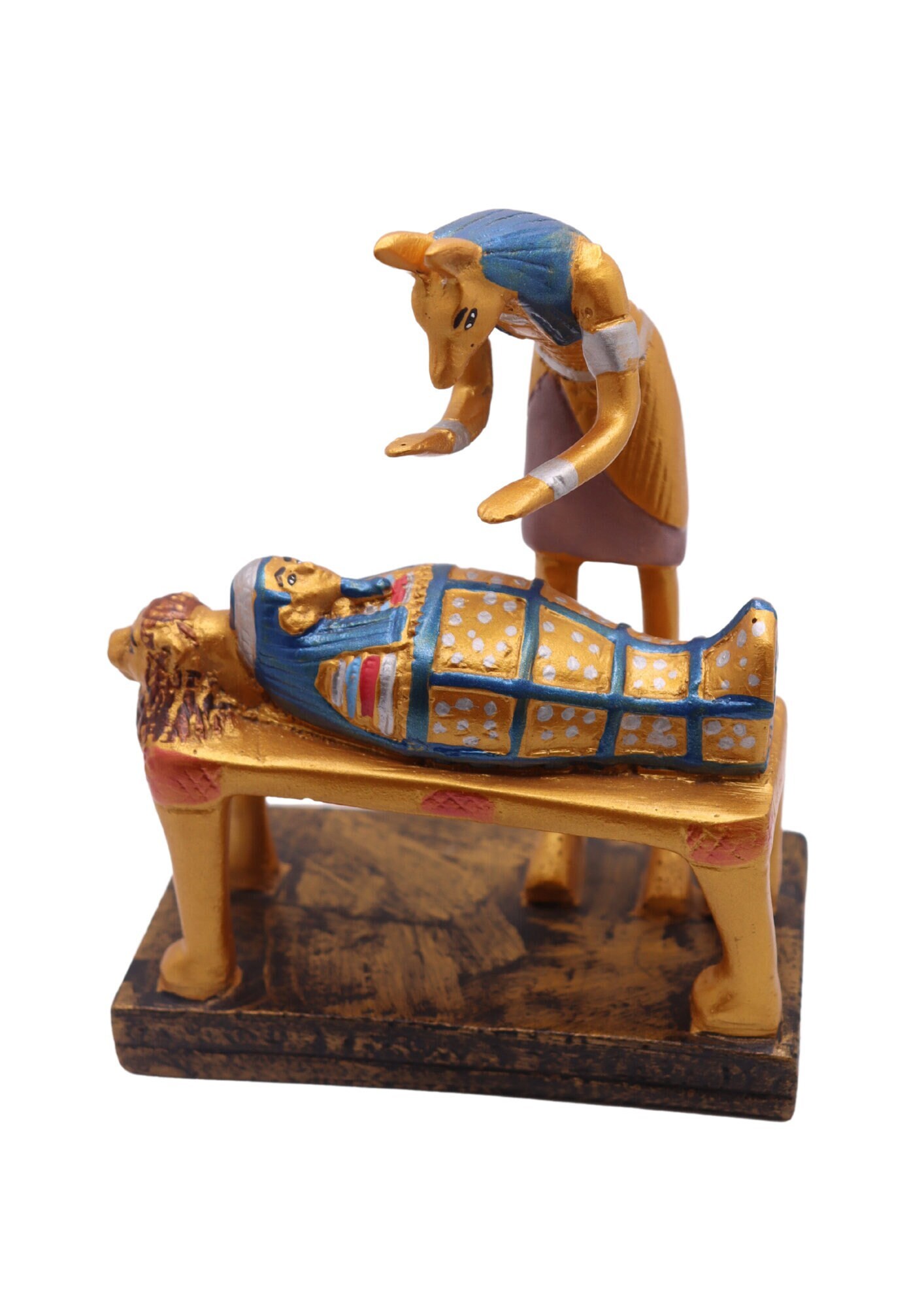 Egyptian God Anubis Mummification Statue Dog Osiris Afterlife Mummy ...