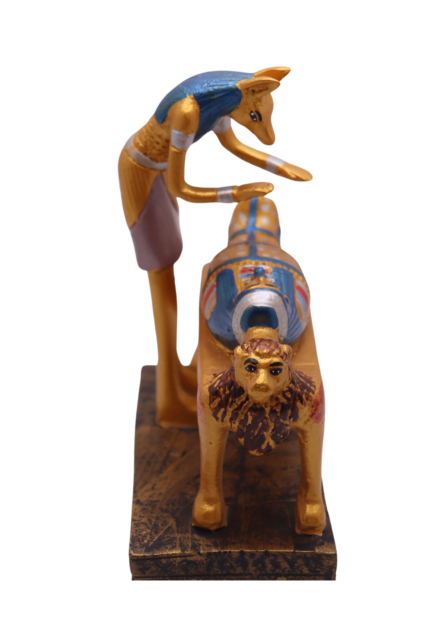 Egyptian God Anubis Mummification Statue Dog Osiris Afterlife Mummy ...