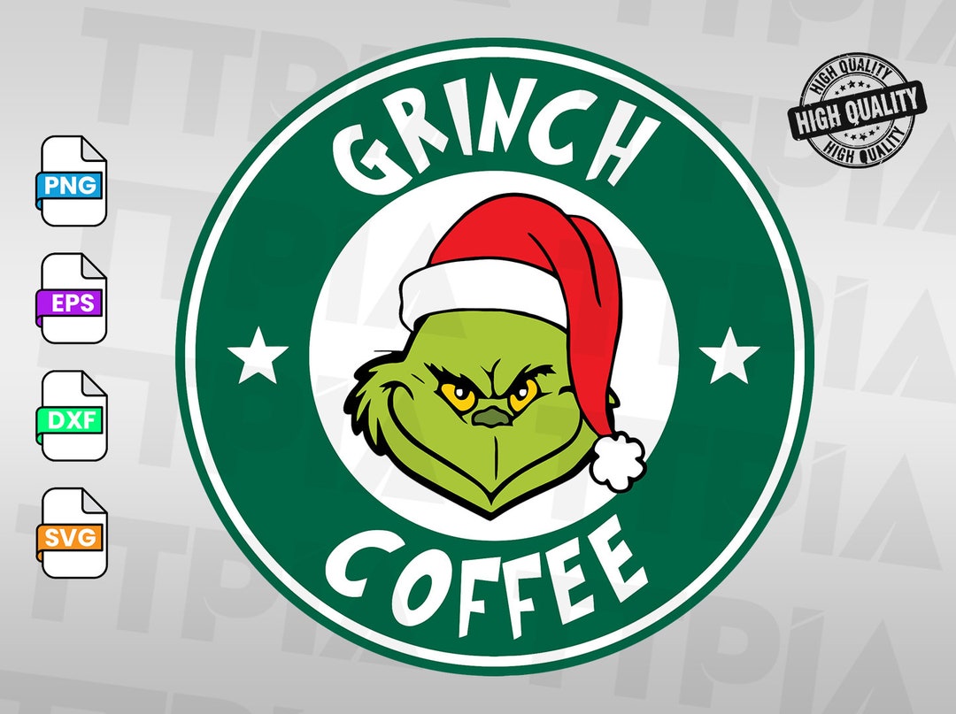 Grinch Coffee ,grinch Christmas ,coffee Cups Svg Layered Item, Clipart ...