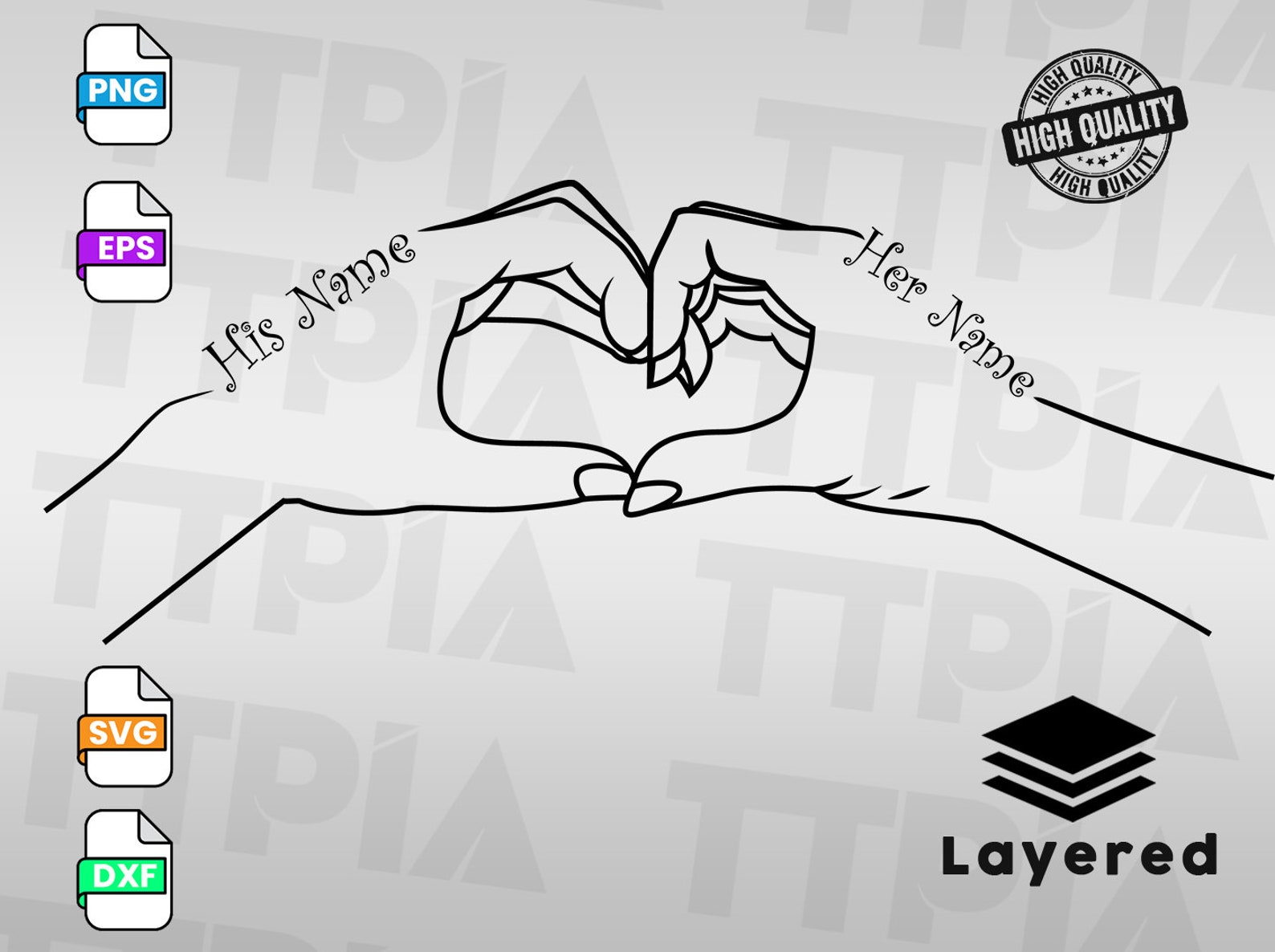 Holding Hands Svg, Love Svg, Hands Hold Svg, Customize With Your Own ...