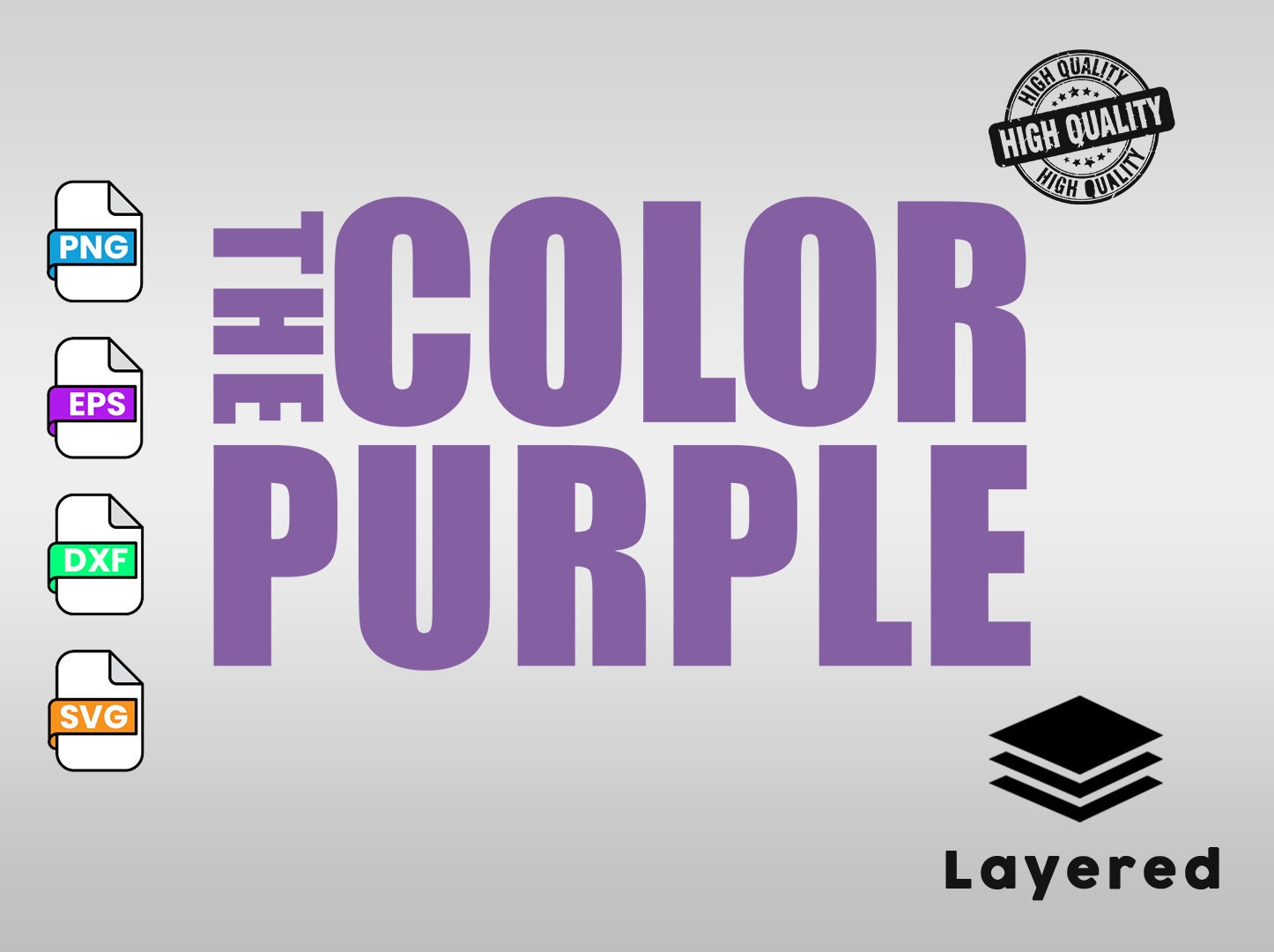 The Color Purple Svg, the Color Purple Movie Svg, Png, Jpg, Dxf, Eps ...