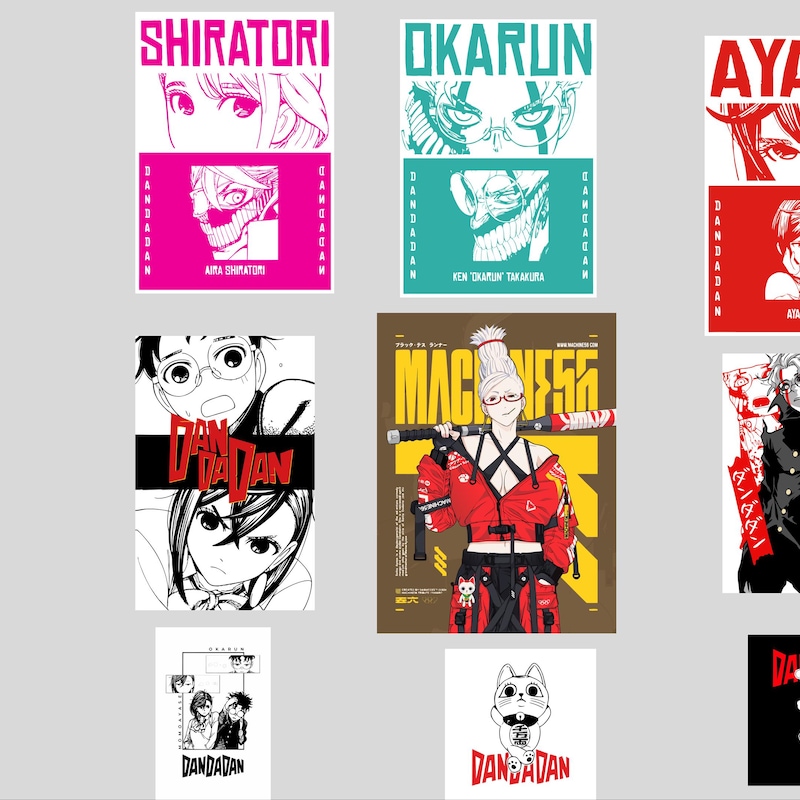 Dan Da Dan Characters - Etsy