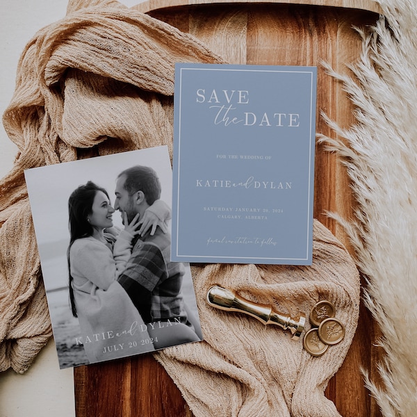Simple Save the Date - Etsy