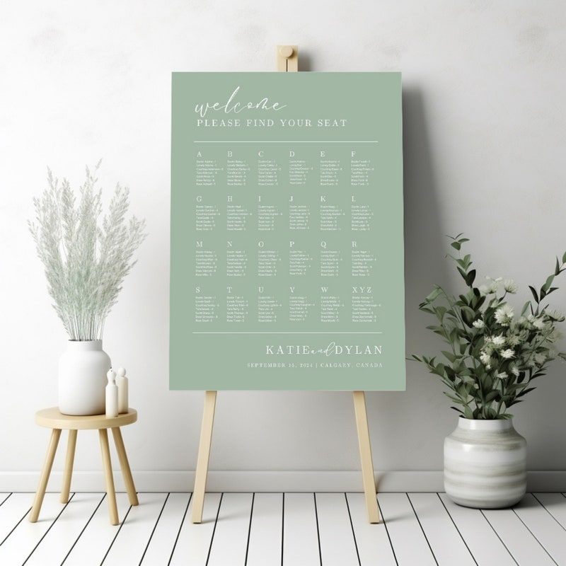 No Seating Plan Sign - Etsy