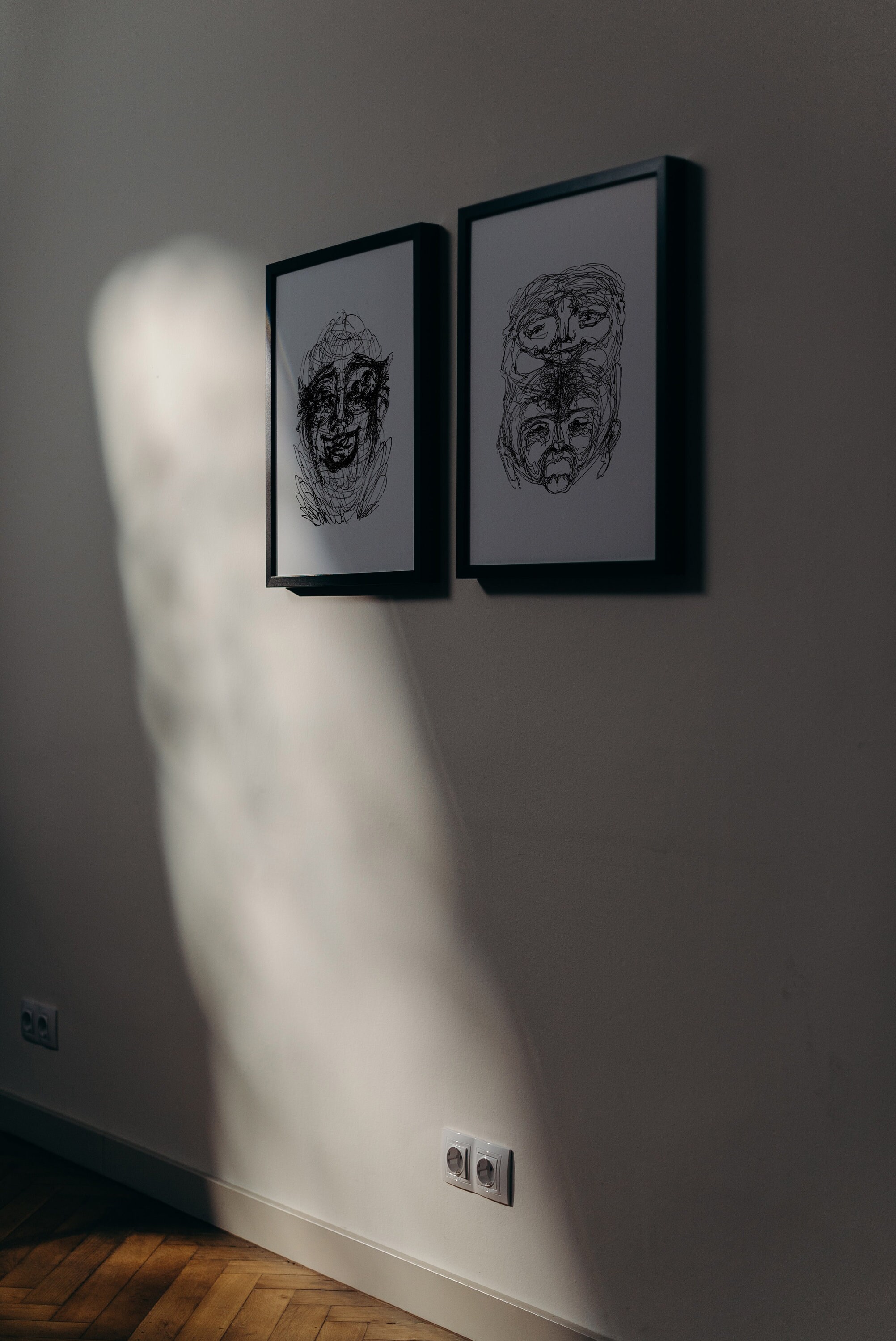 Abstract Anxiety Line Art Drawing–poster–digital Download–printable ...