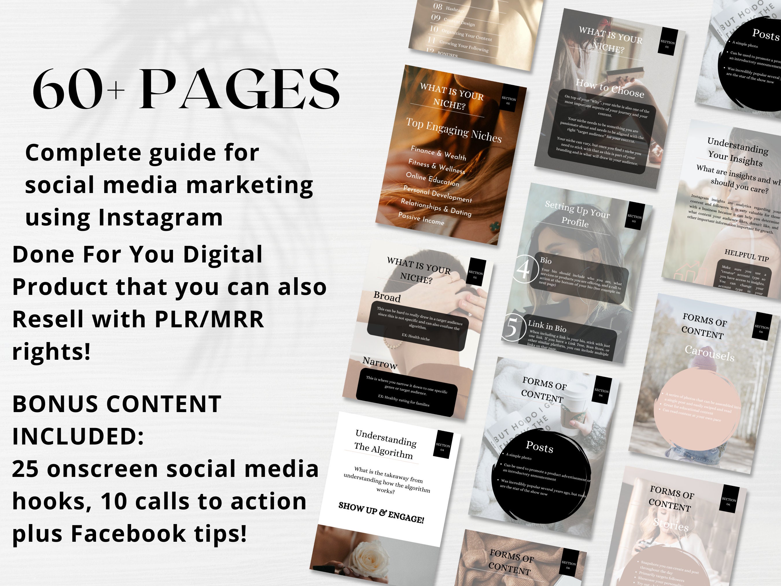 The Ultimate Social Media Marketing Blueprint Canva Template Digital ...