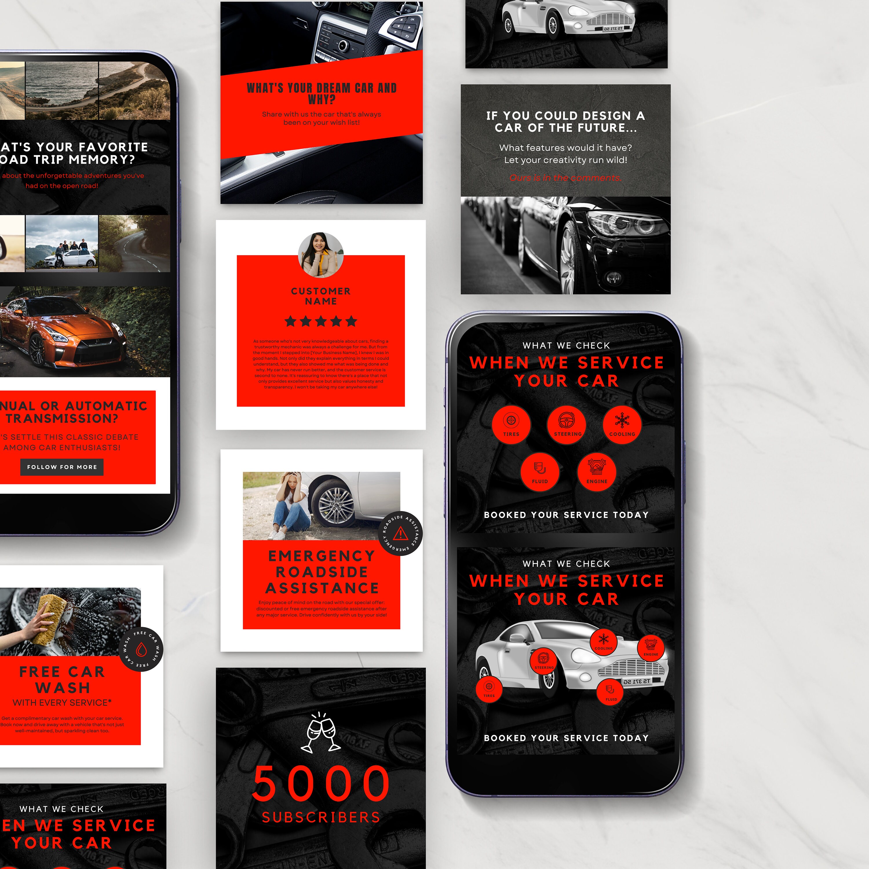 Mechanic Social Media Templates| Auto Repair Shop| Mechanic Template ...