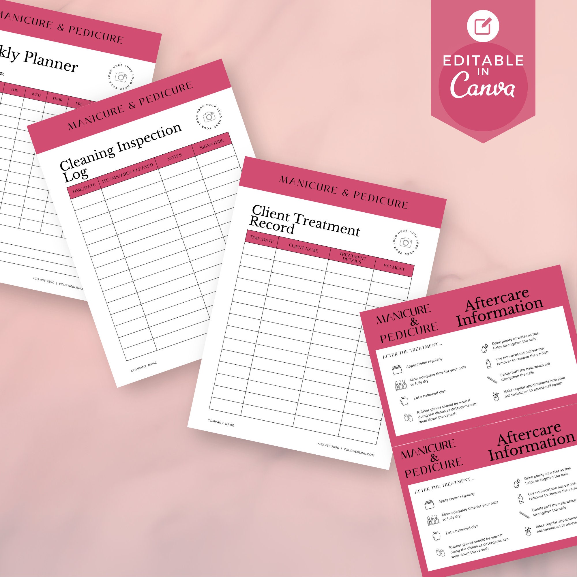 Nail Tech Form | Nail Consent Forms | Client Intake Forms | Nail ...