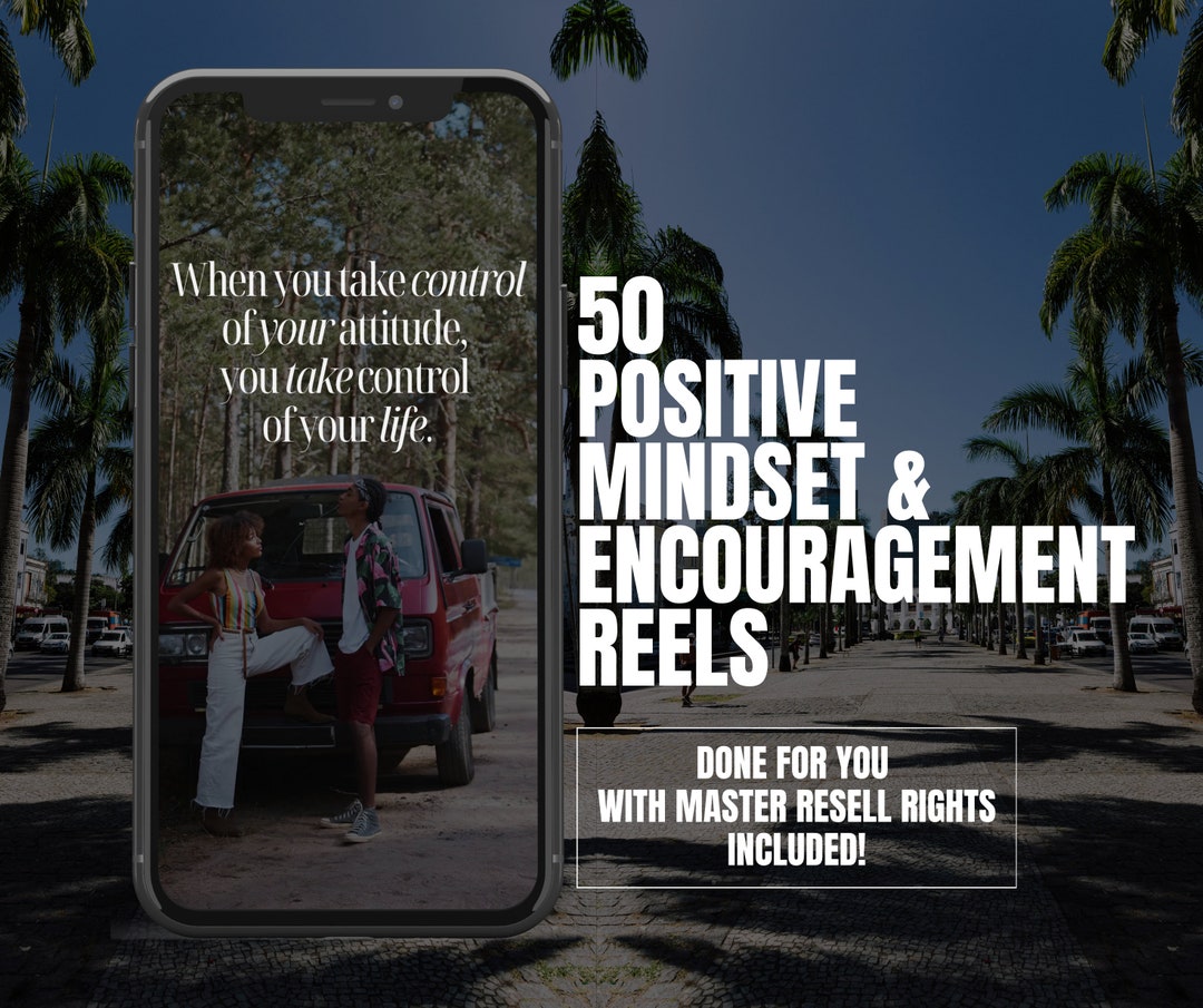 Mindset Reels| Instant Downloads | Premade Reels With MRR | Master ...