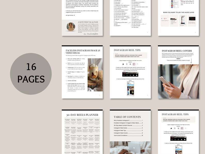 Faceless Reels Starter Kit Digital Marketing Instagram Kit Done for You ...