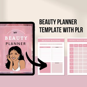 Beauty Routine Planner: Skincare, Makeup, Self Care (printable Canva ...