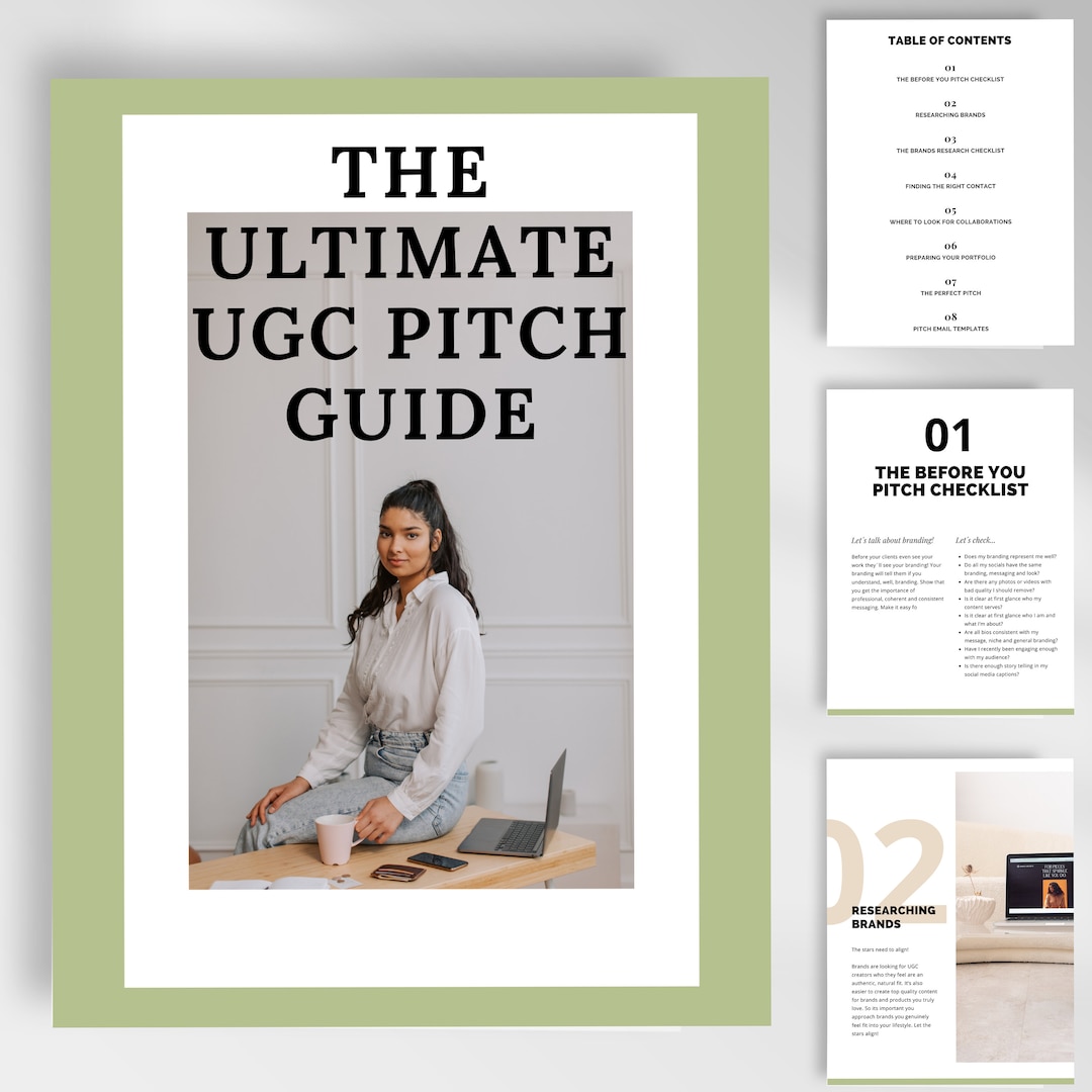 Ultimate UGC Pitch Toolkit | Influencer Email Templates & Guide | Ebook ...