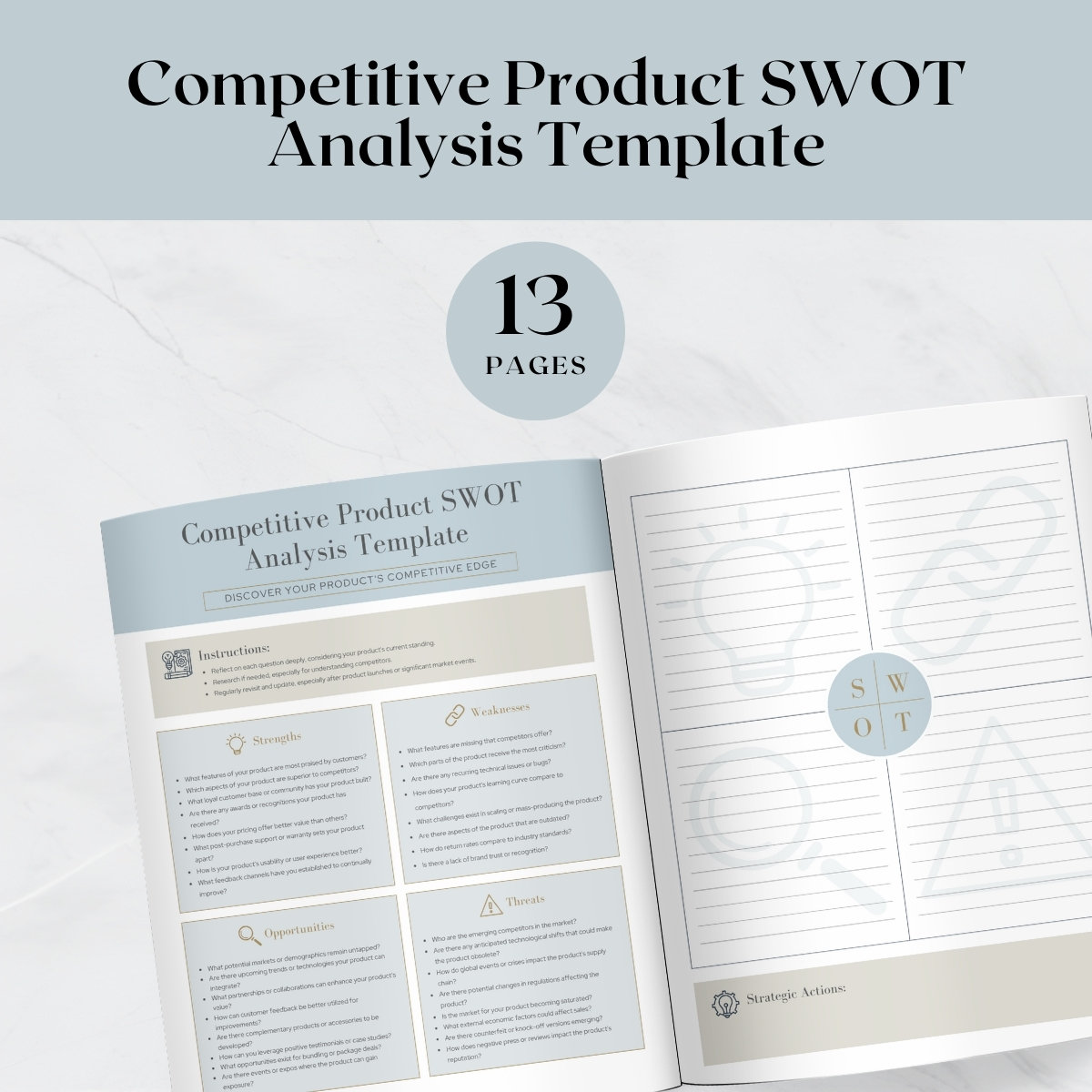 Swot Template Swot Analysis Template Business Plan Business Template ...