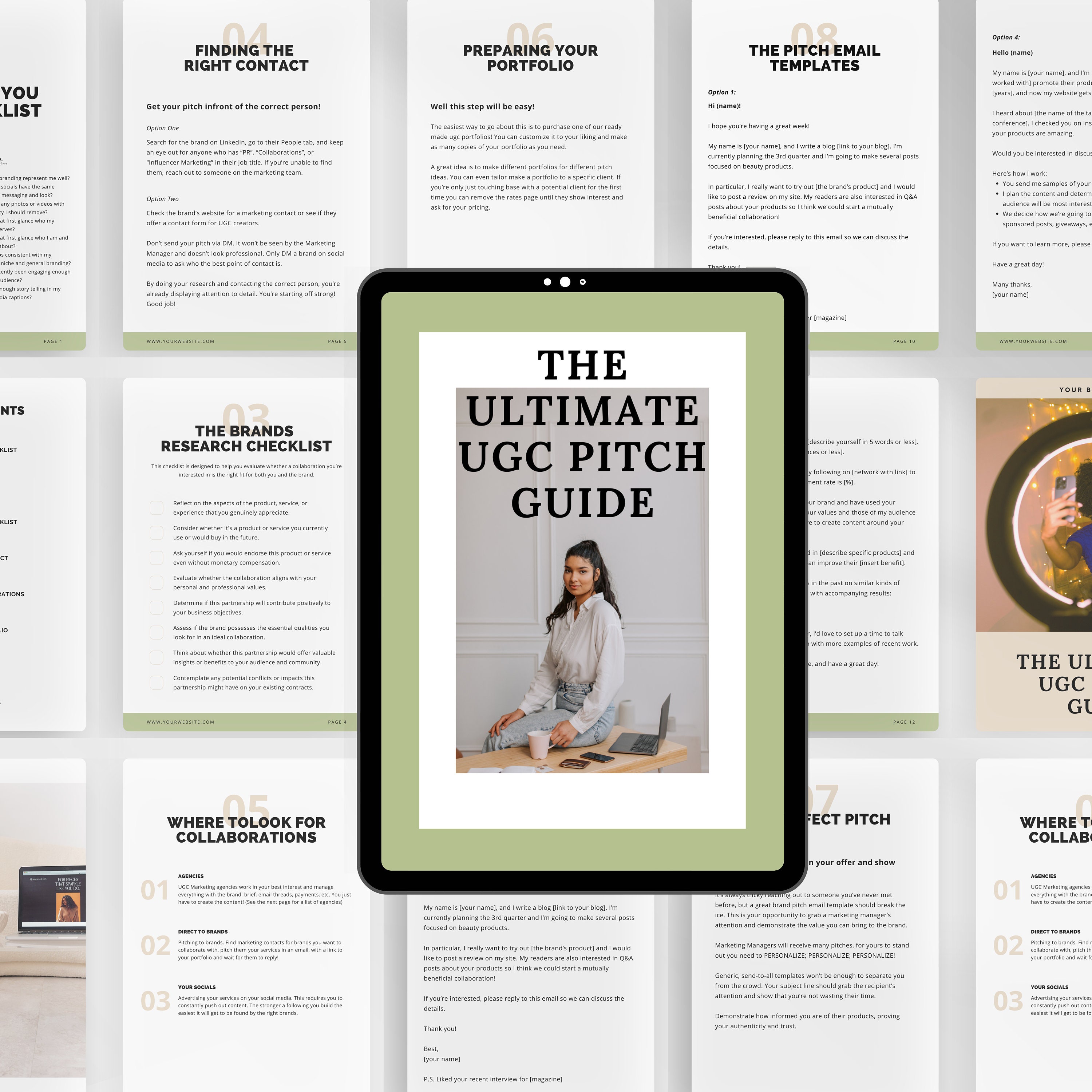 Ultimate UGC Pitch Toolkit | Influencer Email Templates & Guide | Ebook ...