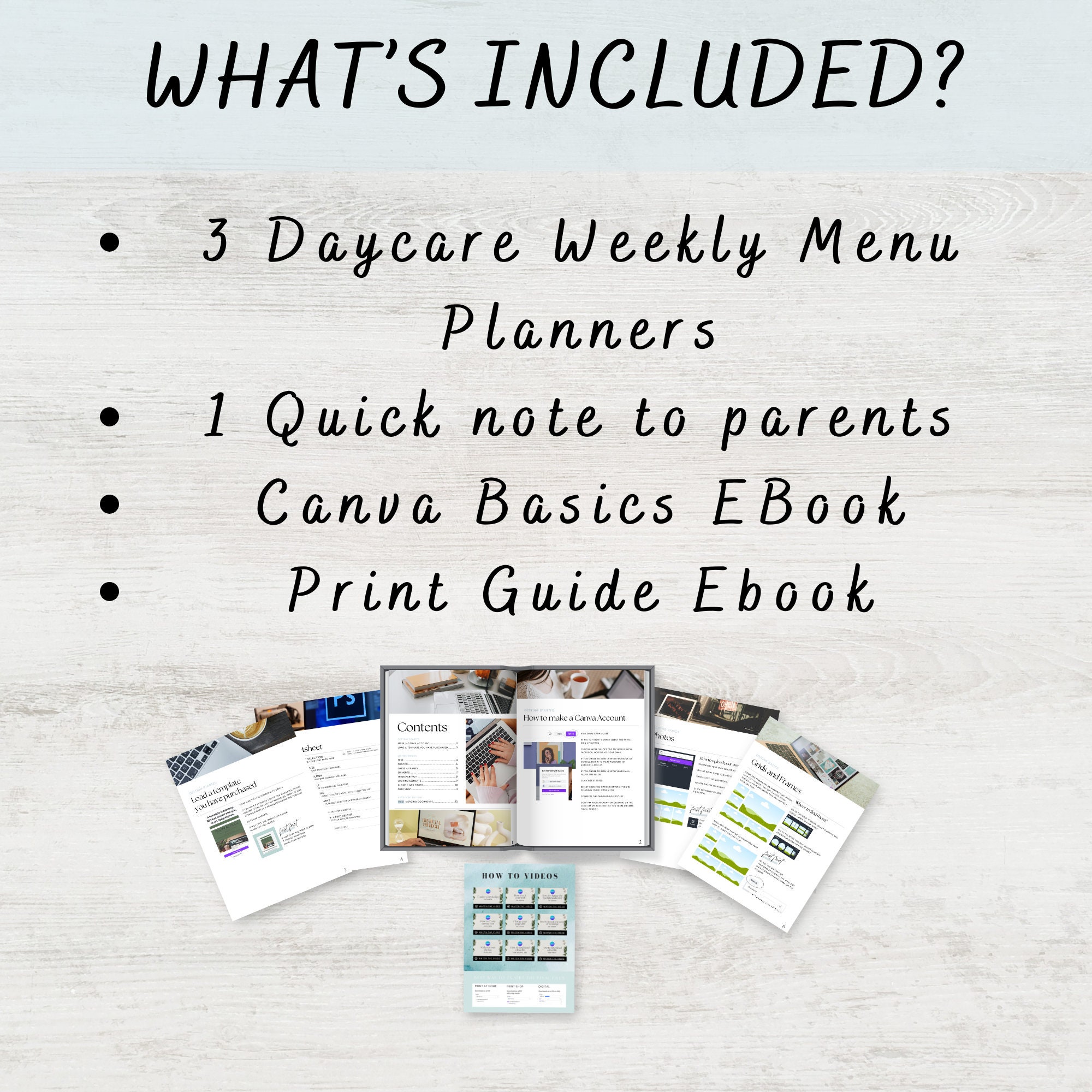 Daycare Meal Planner Preschool Menu Daycare Weekly Menu Daycare Meal ...