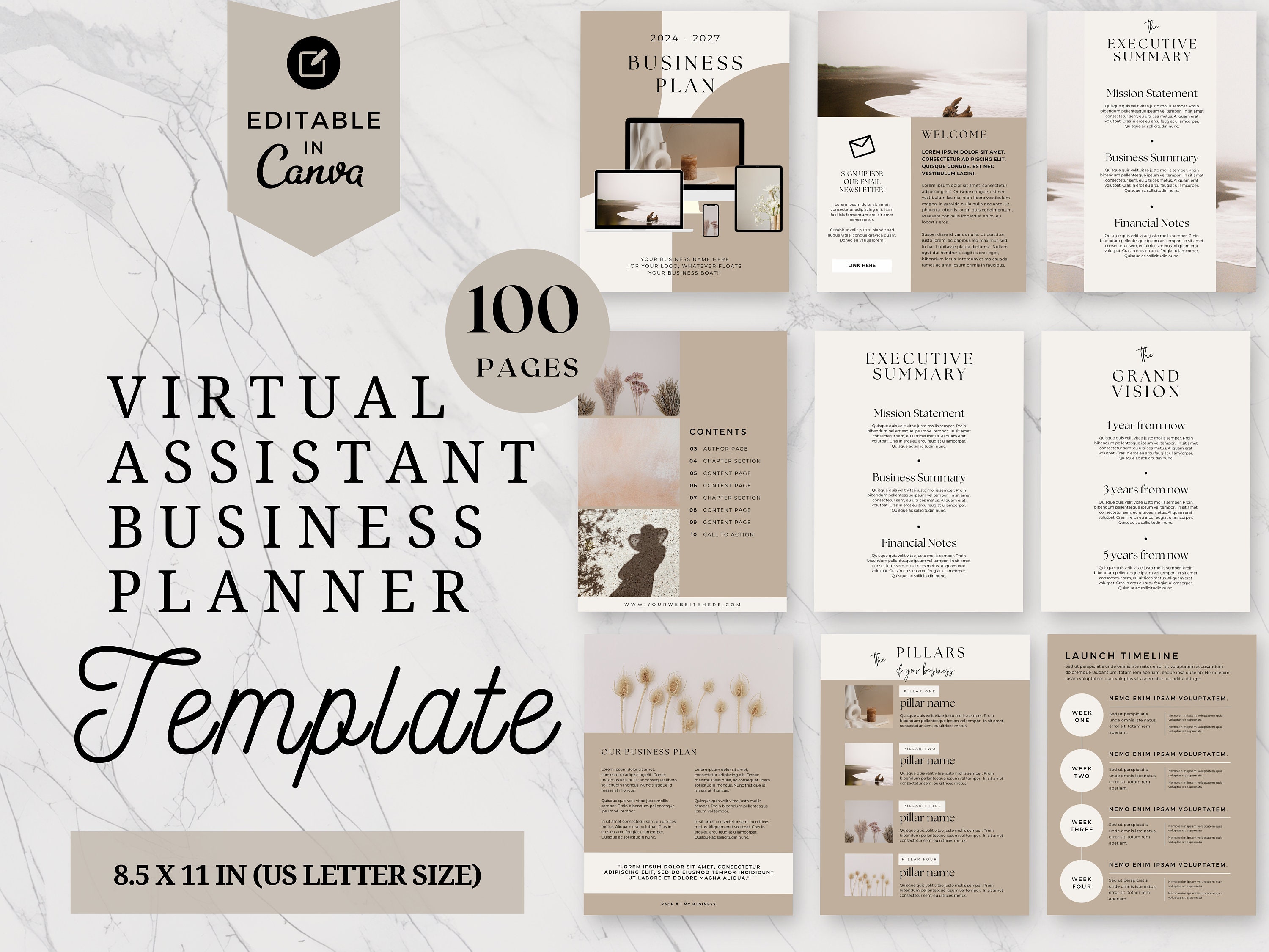 Virtual Assistant Business Plan Virtual Assistant Templates Client ... Virtual Assistant Business Plan Virtual Assistant Templates Client ...