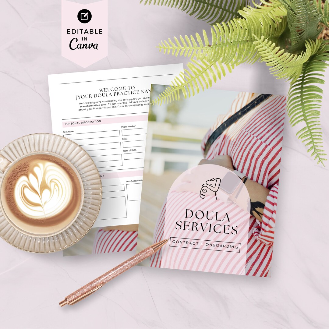 Birth Doula Intake Form | Doula Templates | New Client Bundle for Birth ...