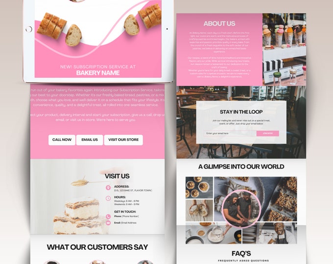 Bakery Acuity Scheduling Template, Diy Acuity Scheduling Template ...