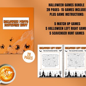 Printable Halloween Games Party Game Bundle Halloween Trivia and ...