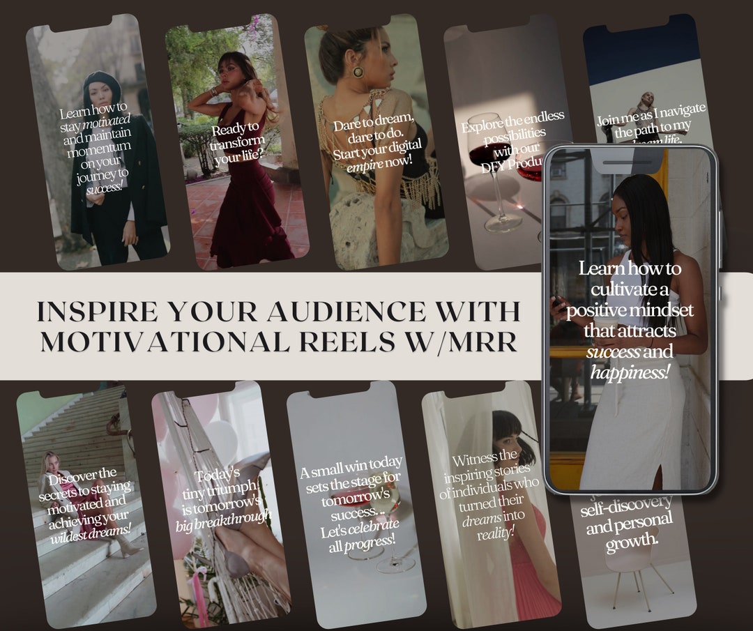 Faceless Motivational Reels | Master Resell Rights | Motivation Quotes ...