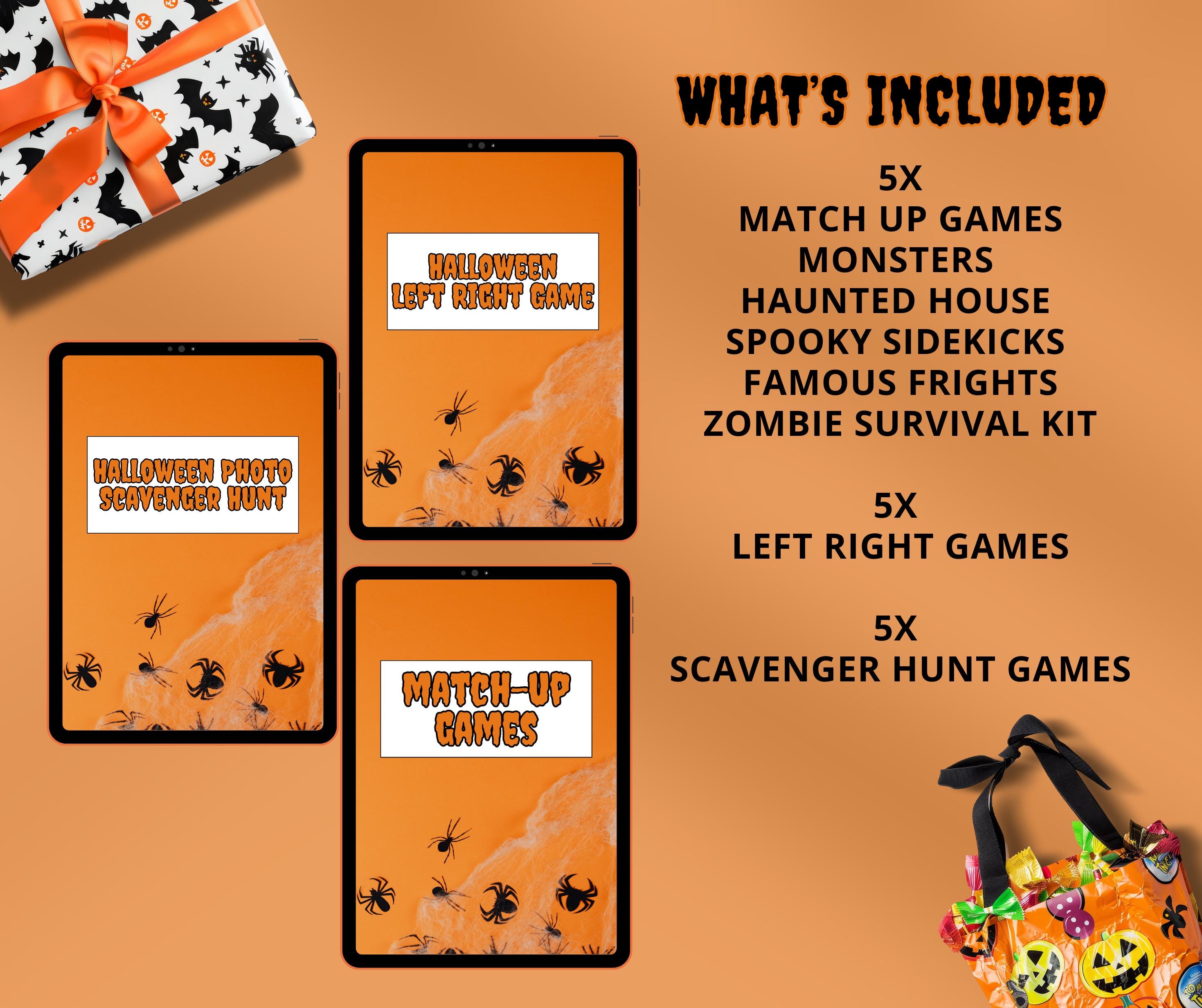 Printable Halloween Games Party Game Bundle Halloween Trivia and ...