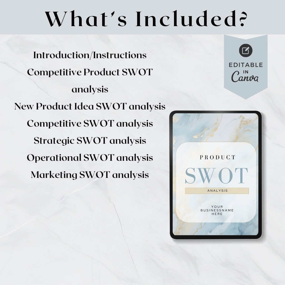 Swot Template Swot Analysis Template Business Plan Business Template ...