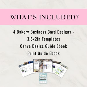 Home Bakery Business Cards| Bakery Business Card Template|3.5 X 2 In ...