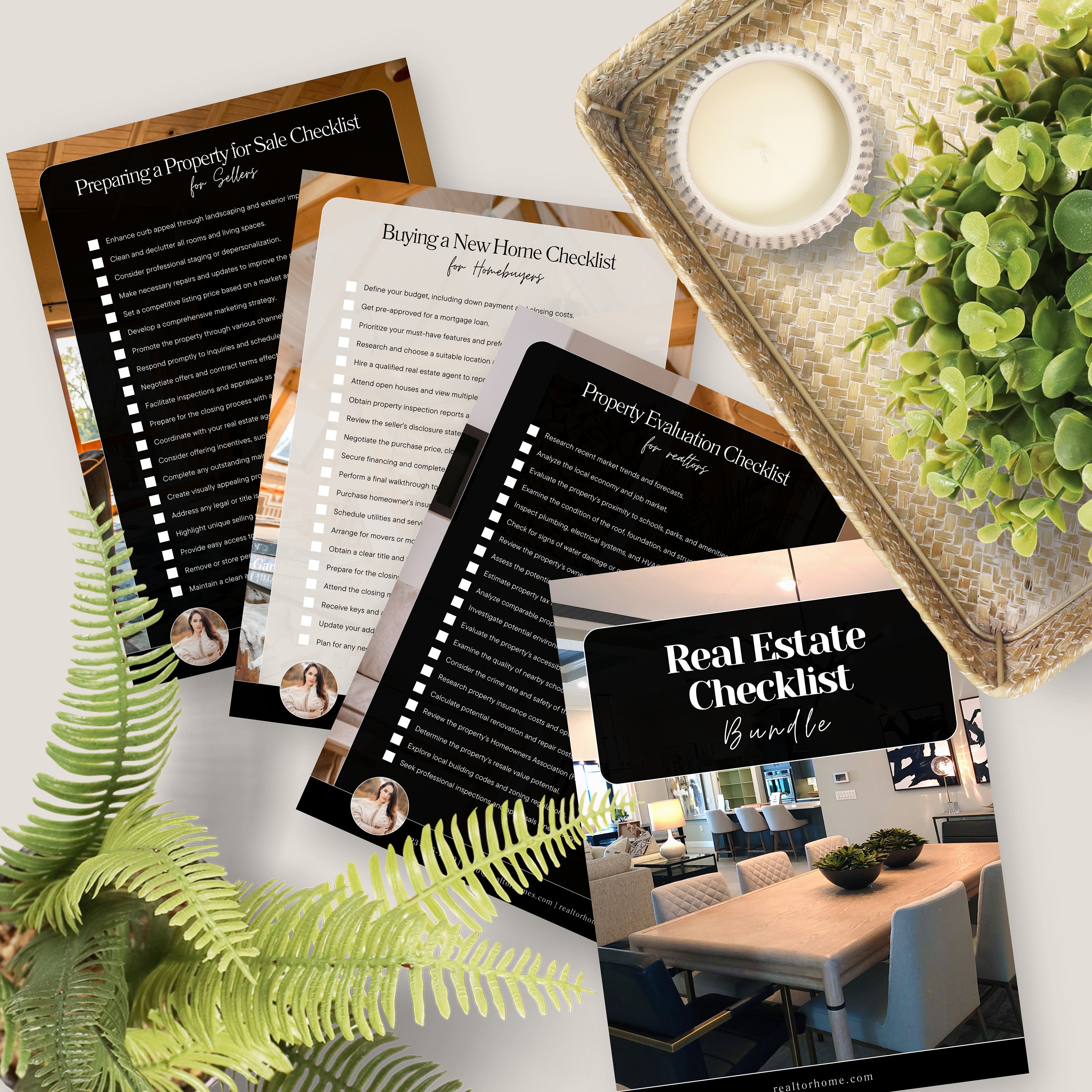 New Realtor Checklist Bundle Real Estate Marketing Realtor Moving Guide ...