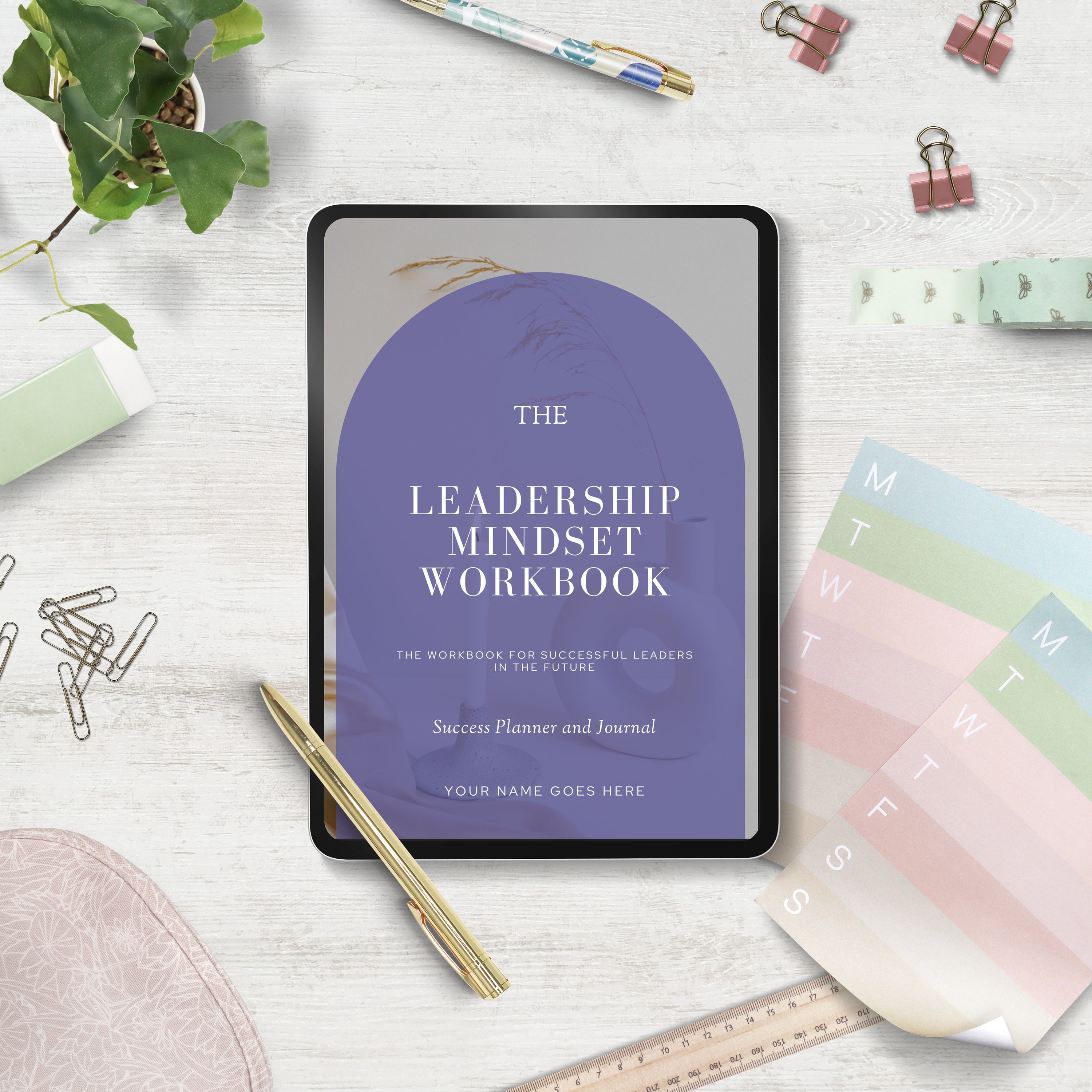 Leadership Workbook Leadership Mindset Workbook Template Success ...